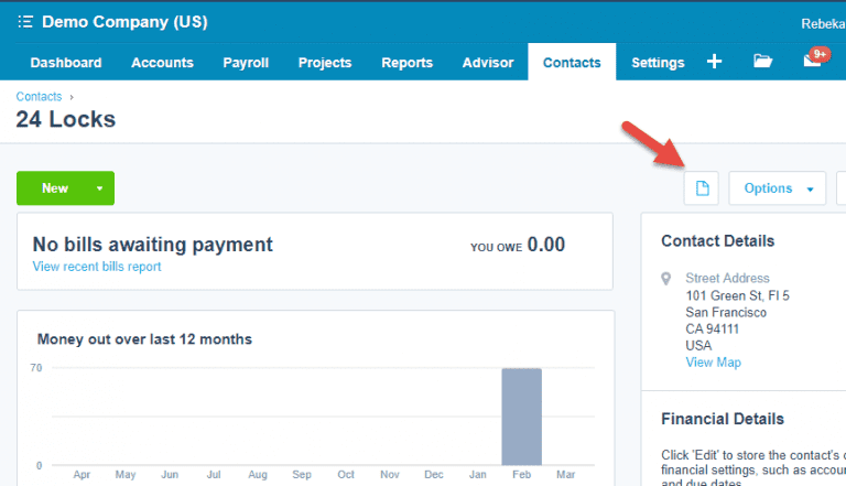 Xero the Hero: Attach a W-9 Form to a Contact - Beyond Balanced Books