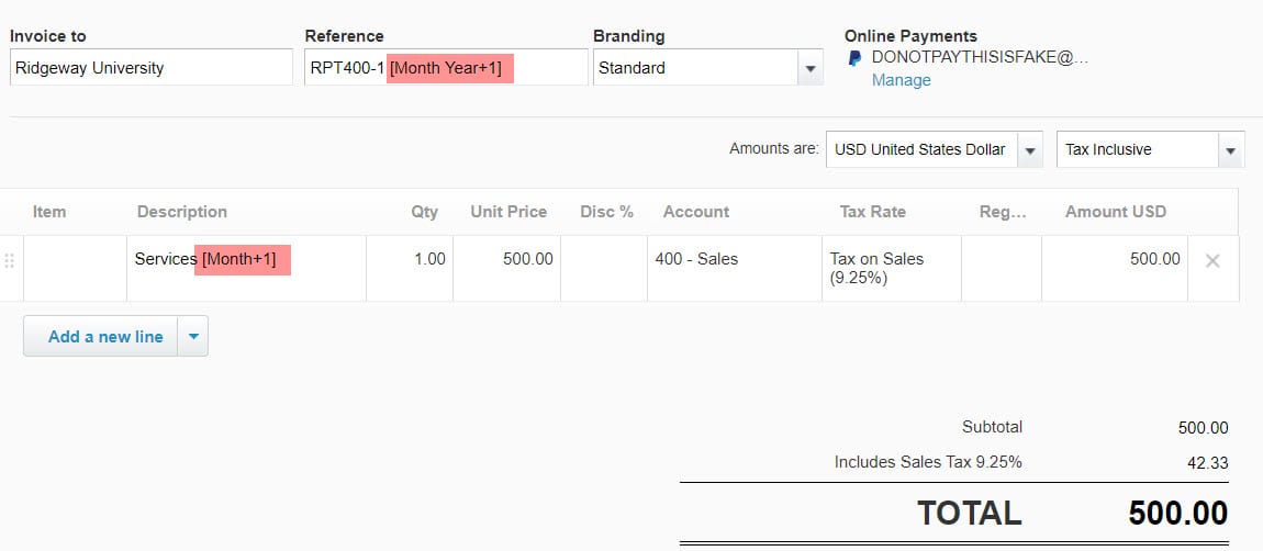 Xero the Hero: Using Placeholders - Beyond Balanced Books Xero the Hero: Using Placeholders - Beyond Balanced Books