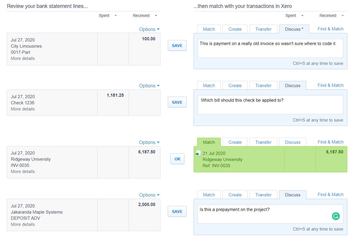 Using the Discuss Feature in Xero - Beyond Balanced Books