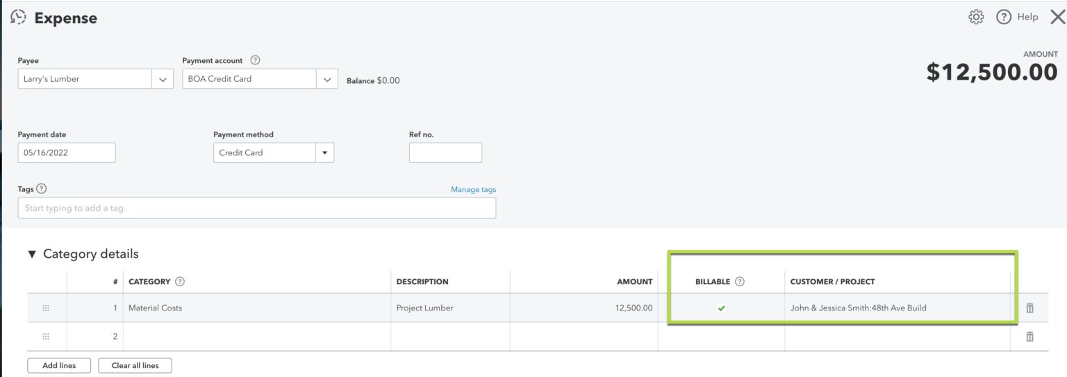 How do I track projects in QBO? - Beyond Balanced Books