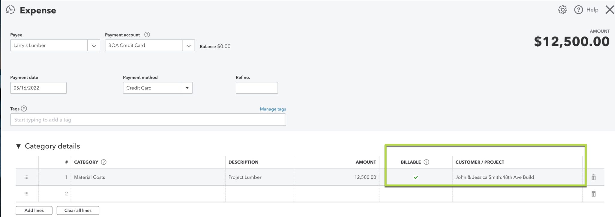How do I track projects in QBO? - Beyond Balanced Books