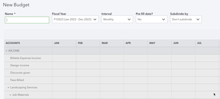 How do I create a budget in QBO? - Beyond Balanced Books
